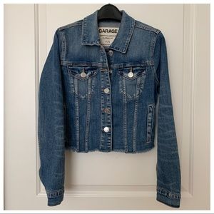 Garage | Jackets & Coats | Garage Cropped Denim Jacket | Poshmark